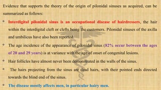 pilonidal sinus.pptxhdhdhdhdhdbdbdbdbfbfb | PPT