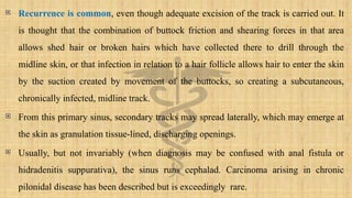 pilonidal sinus.pptxhdhdhdhdhdbdbdbdbfbfb | PPT