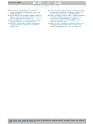 Pilonidal sinus disease with especial reference to Limberg flap | PDF