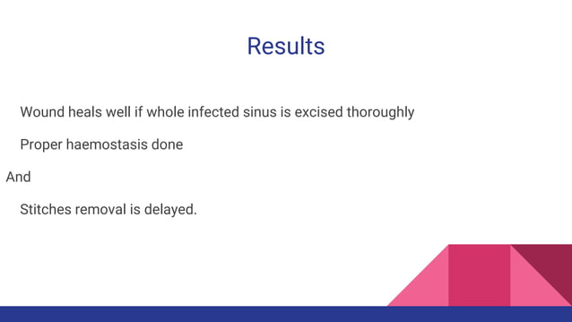 Pilonidal sinus repair primary closure | PPTX