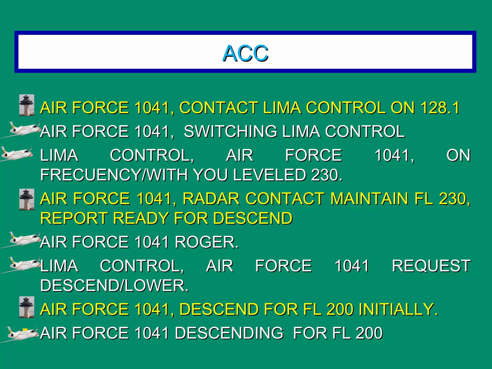 Pilot atc communications | PPT