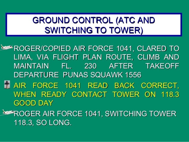 Pilot atc communications