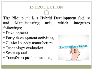 PILOT-PLANT-SCALE-UP-TECHNIQUES in Pharmaceutical industries | PPTX