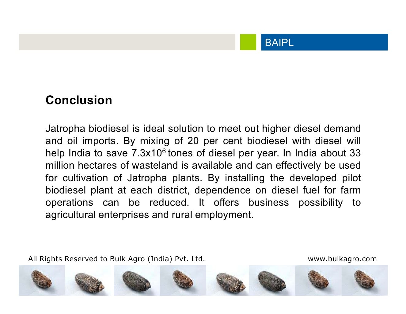 Production of Biodiesel from Jatropha Curcas Oil by using Pilot Biodi…