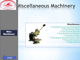 Pilot Machinery Corporation | PPTX