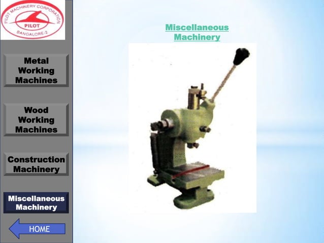 Pilot Machinery Corporation | PPT