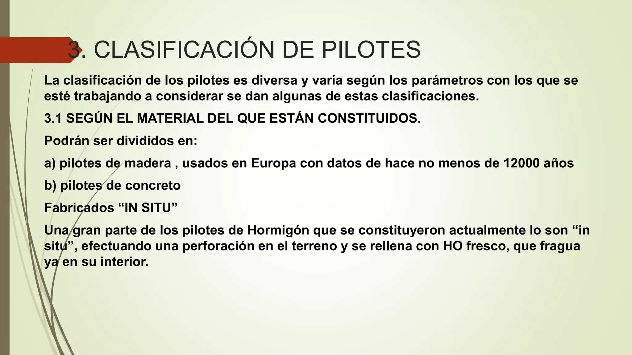 Pilotes presentacion | PPTX | Civil Engineering Industry | Industries