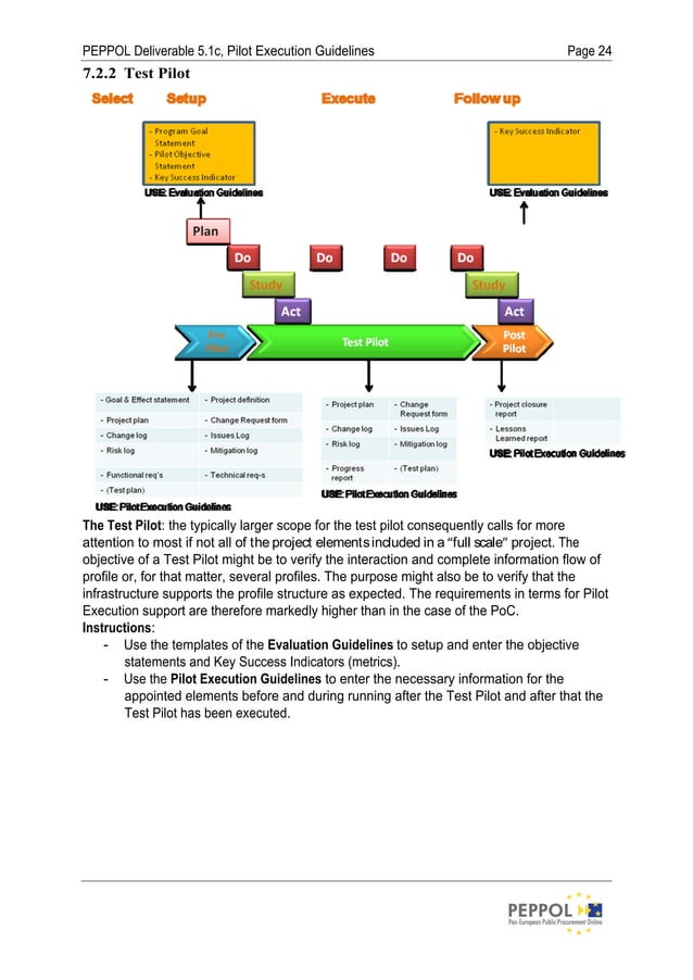 PEPPOL Pilot Execution Guidelines | PDF