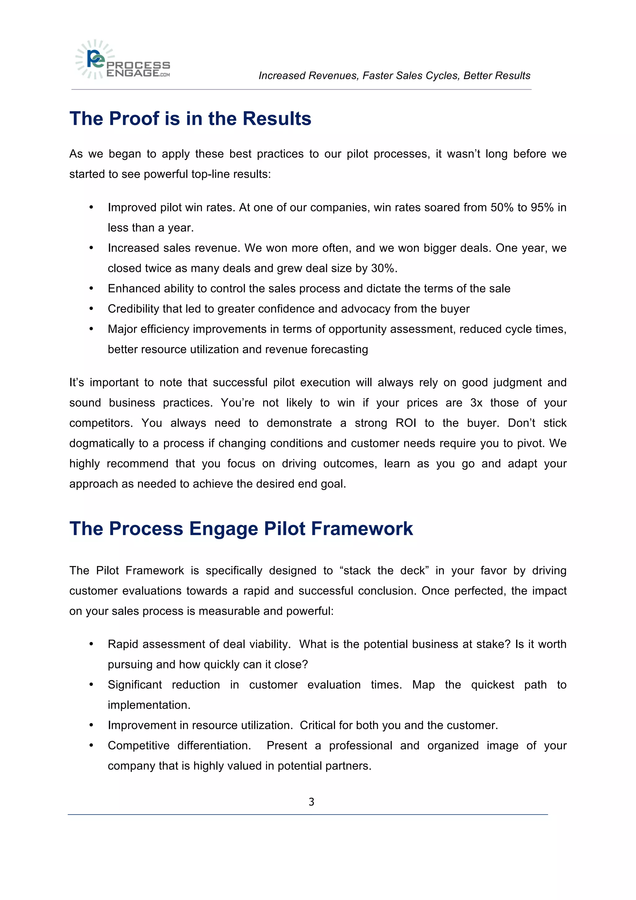 The Pilot Engage Pilot Framework | PDF