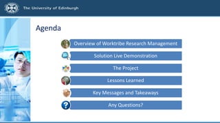 Piloting Major Business Change: Worktribe Research Management at the ...