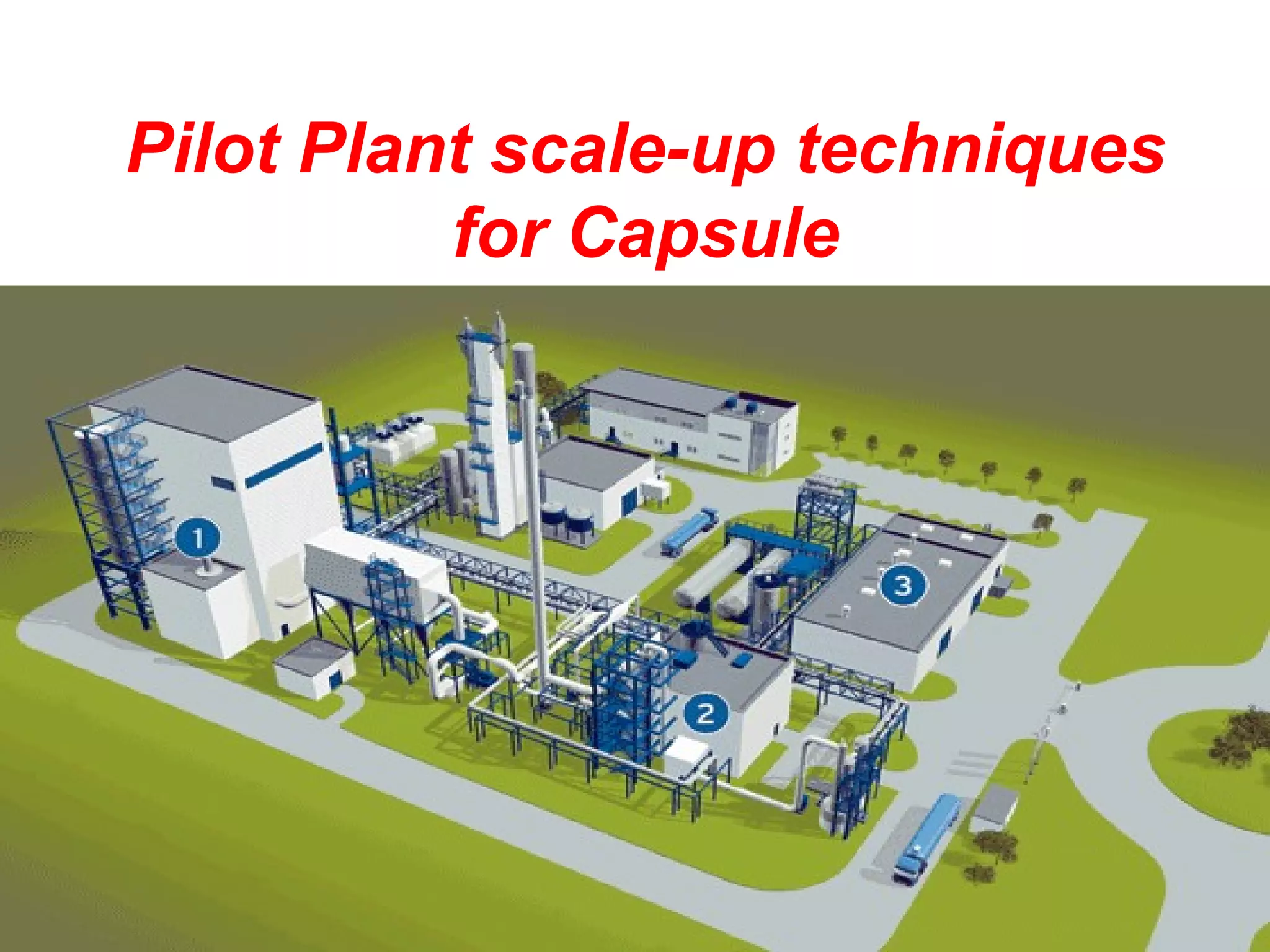 Pilot plant capsules | PPT