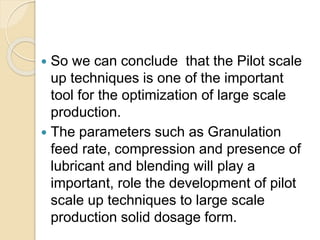 Pilot plant part 2 | PPT