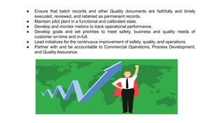 pilot plant scale techniques | PPT