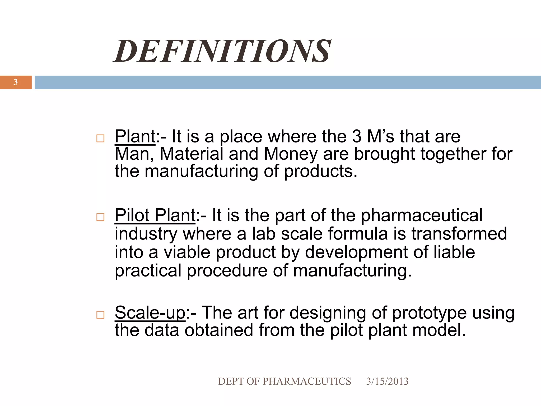 Pilotplantscale uptechniques by kailash vilegave | PPSX ...
