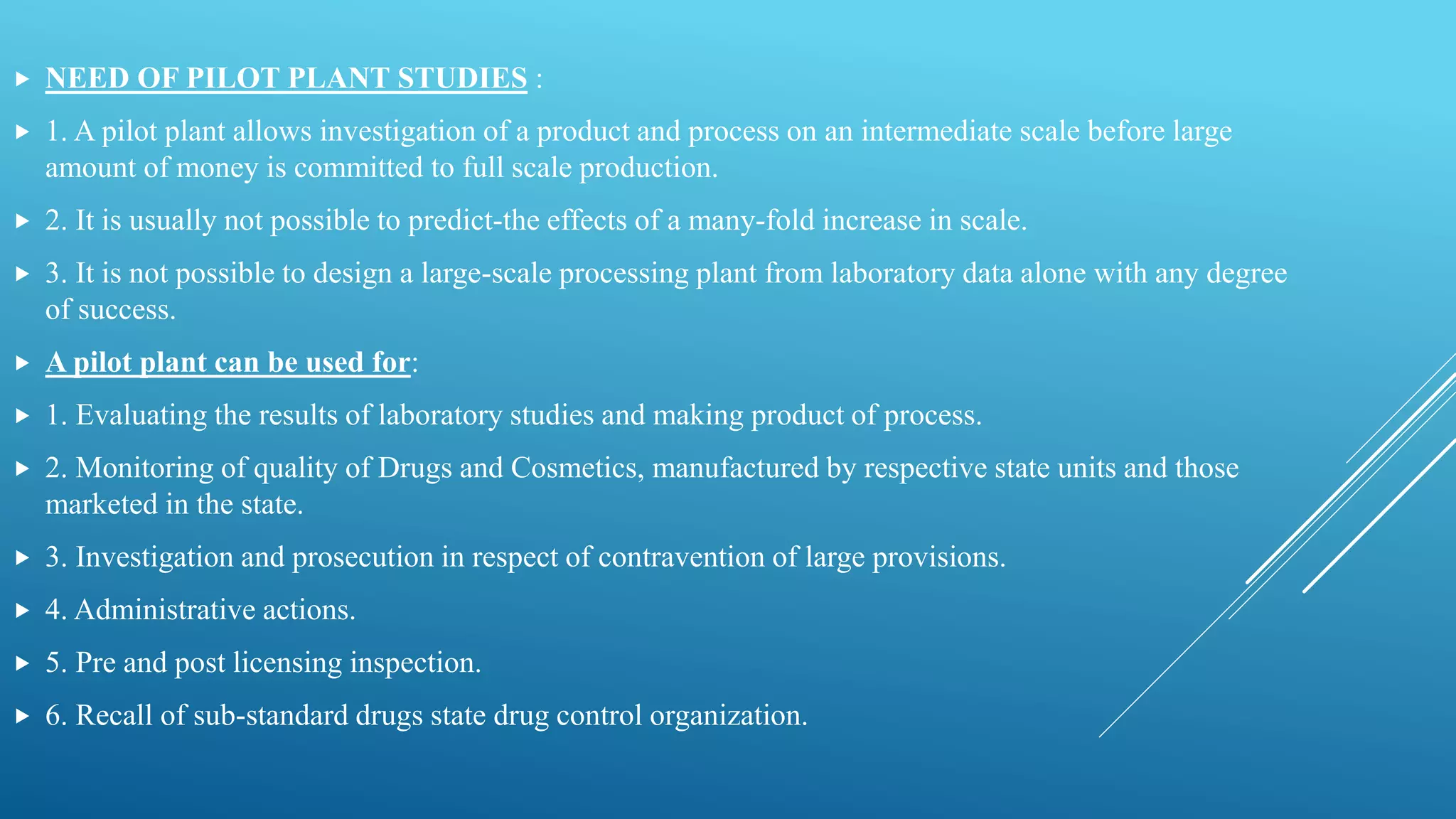 PILOT PLANT SCALE-UP TECHNIQUES ppt.pptx