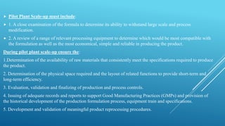 PILOT PLANT SCALE-UP TECHNIQUES ppt.pptx