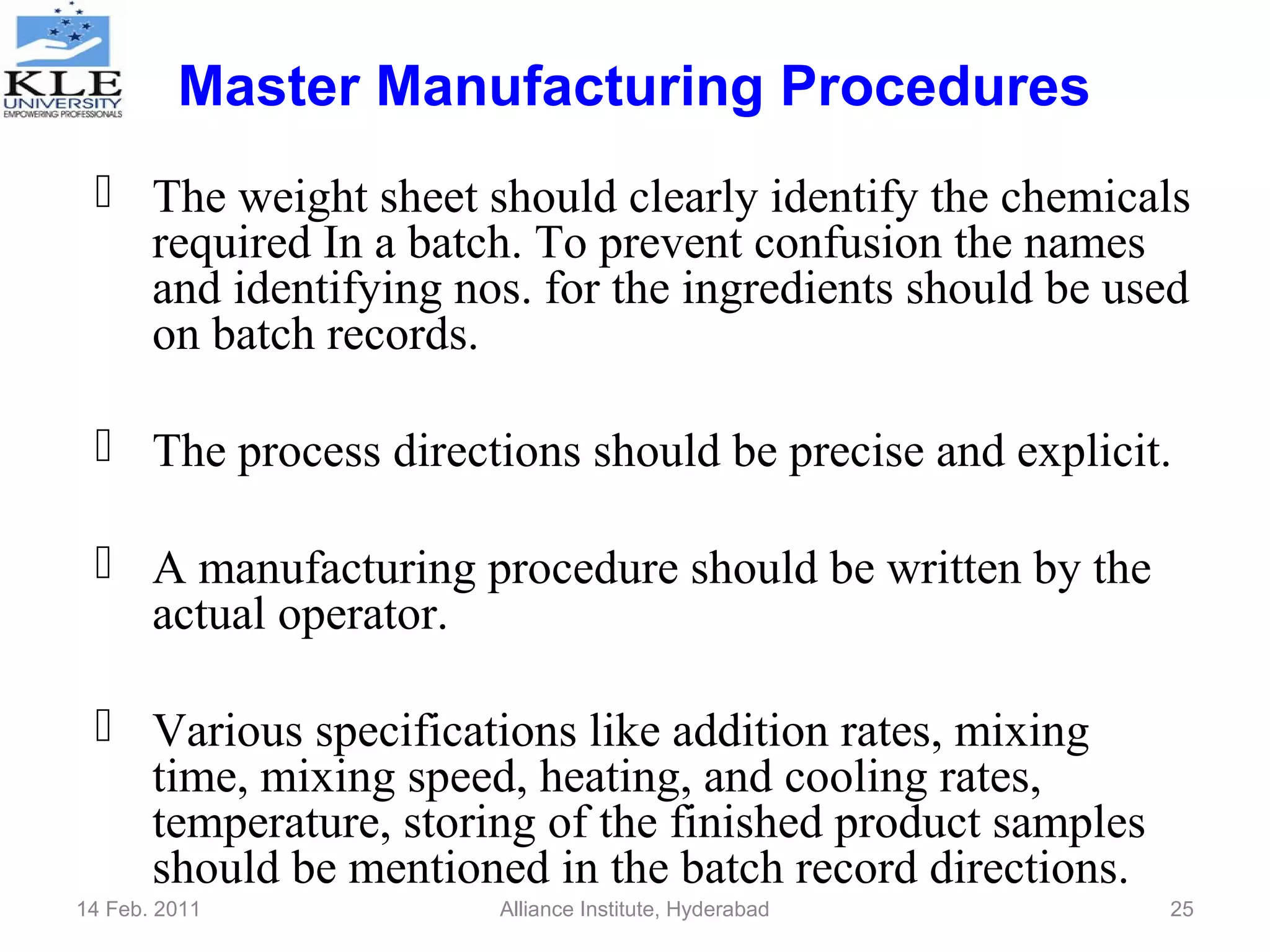 Pilot plant scale up techniques used in pharmaceutical manufacturing | PPT