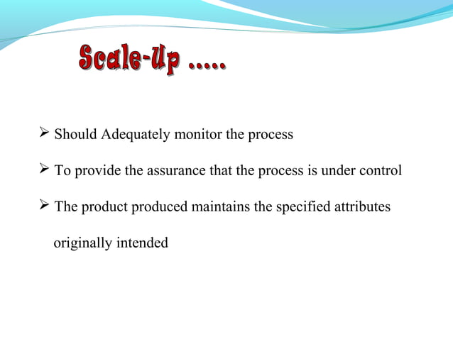 Pilot plant & scale up techniques | PPT | Manufacturing Industry ...
