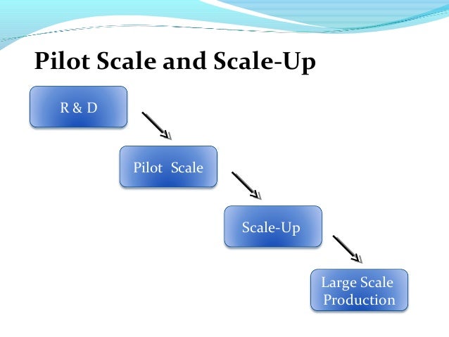 Pilot plant & scale up techniques