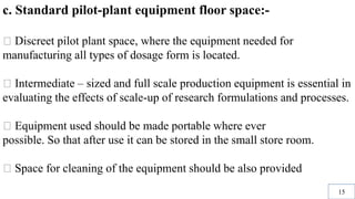 Pilot plant scale up techniques | PPTX