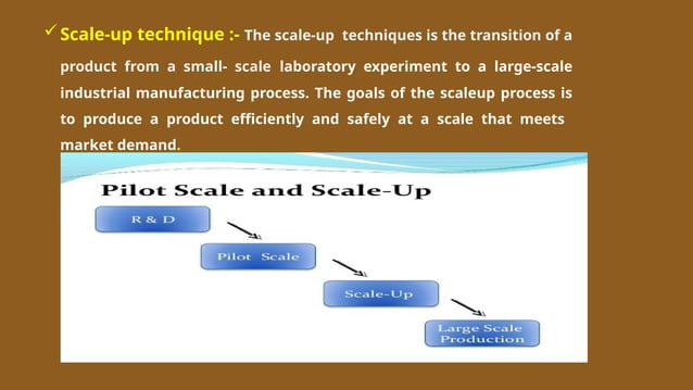 Pilot plant scale up techniques unit 1st industrial pharmacy 2nd | PPTX | Pharmaceutical ...
