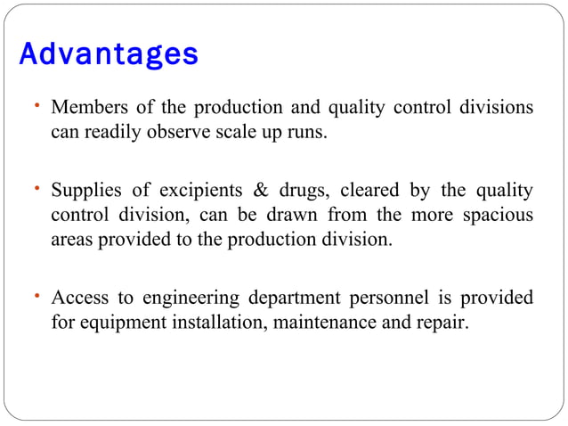 Pilot plant scaleup techniques used in pharmaceutical manufacturing ...