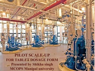 Pilot plant for tablet dosage form | PPTX