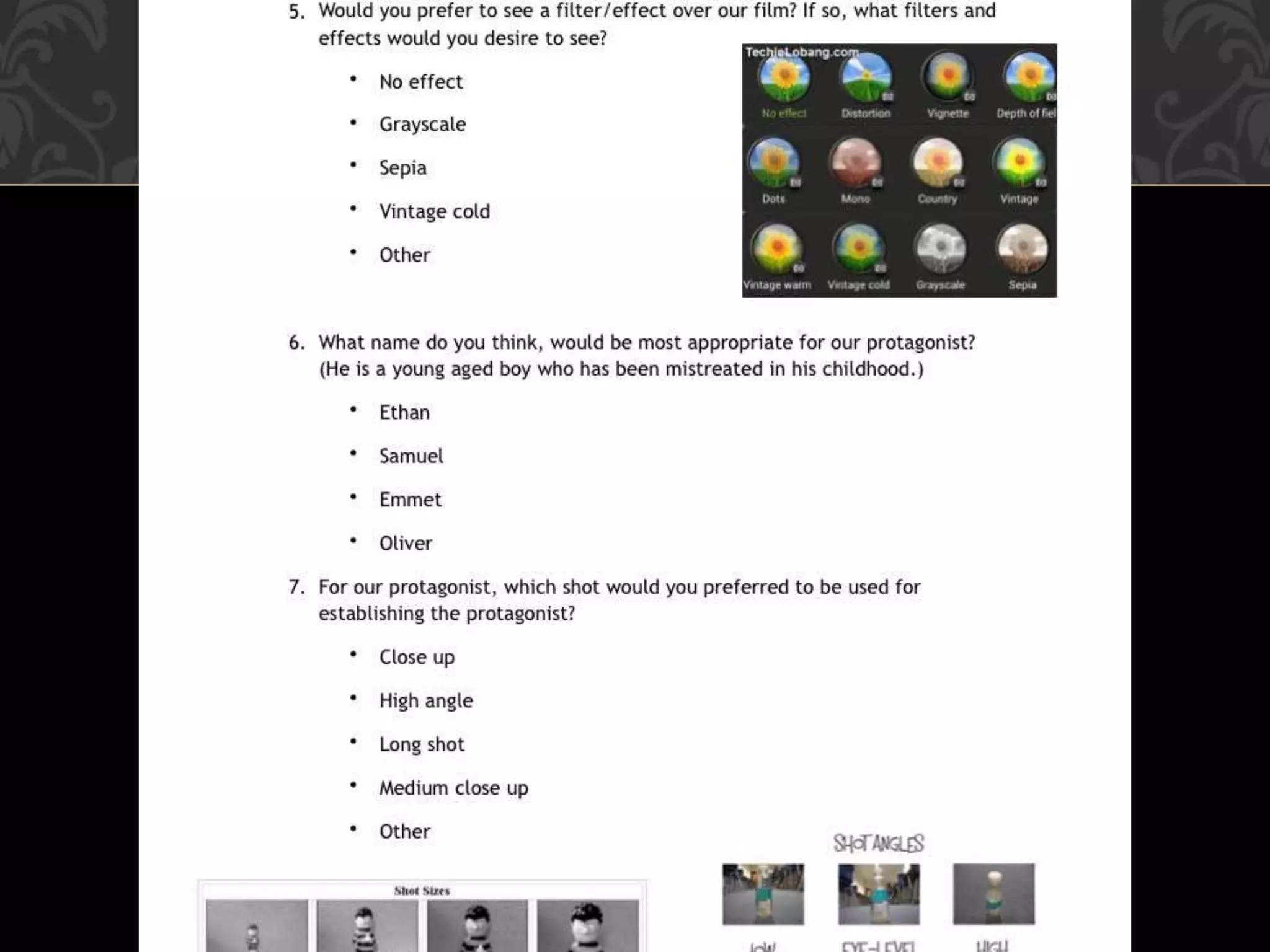 Pilot questionnaire | PPTX