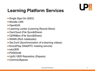 Pilots results- lessons learned Up2University project | PPT