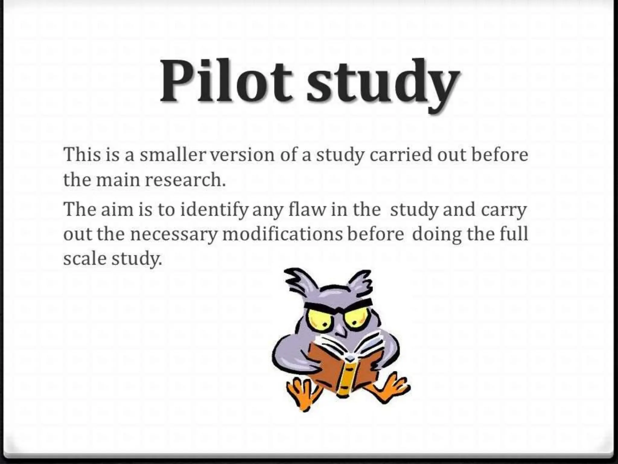 Pilot study.pptx -----nursing research-- | PPTX