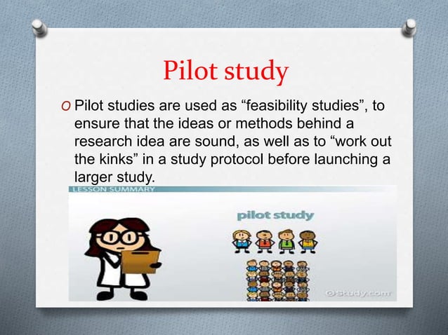 Pilot study.pptx -----nursing research-- | PPTX