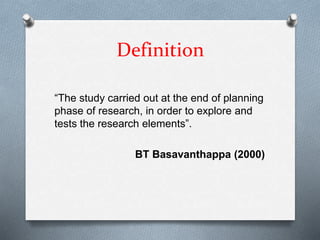 Pilot study.pptx -----nursing research-- | PPTX