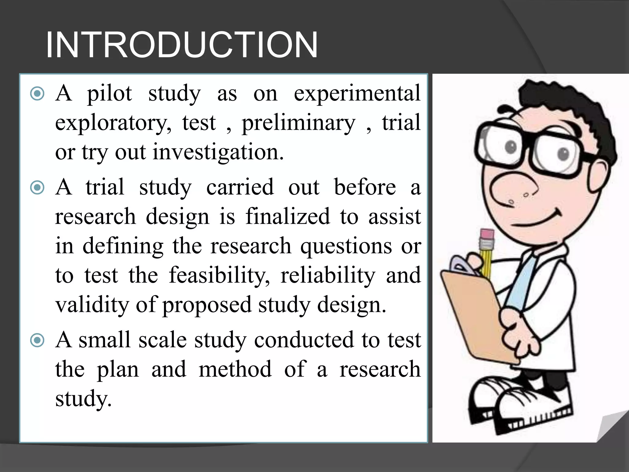 Pilot study | PPTX