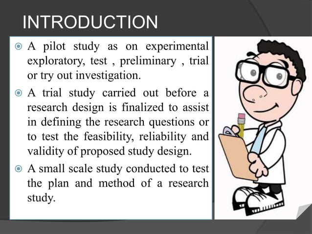 Pilot study | PPTX