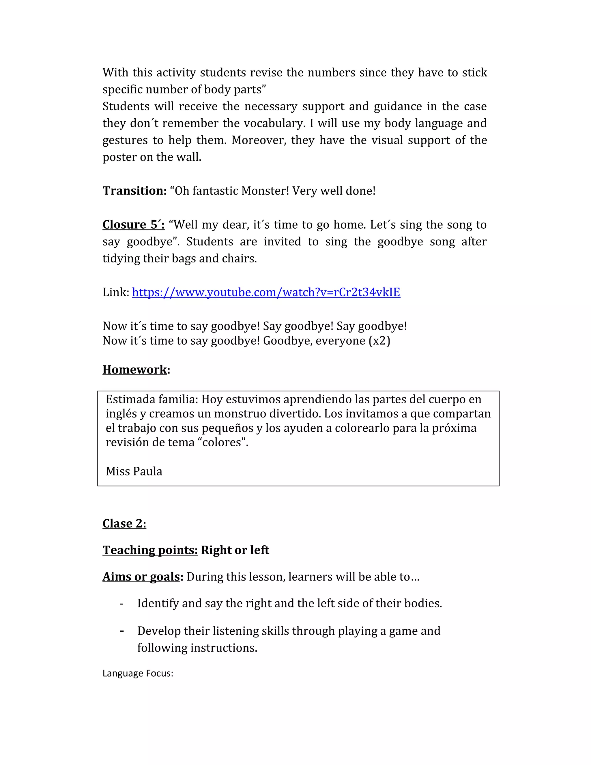 Mock lesson plan | PDF
