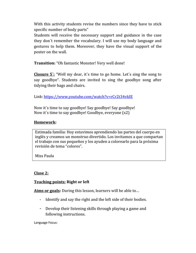 Mock lesson plan | PDF