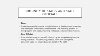 Private international law: immunity pptx | PPT