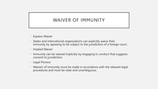 Private international law: immunity pptx | PPT
