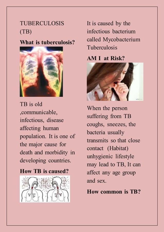 Patient information leaflet (PIL)Tuberculosis By Sharad chand ( Pharm D ...