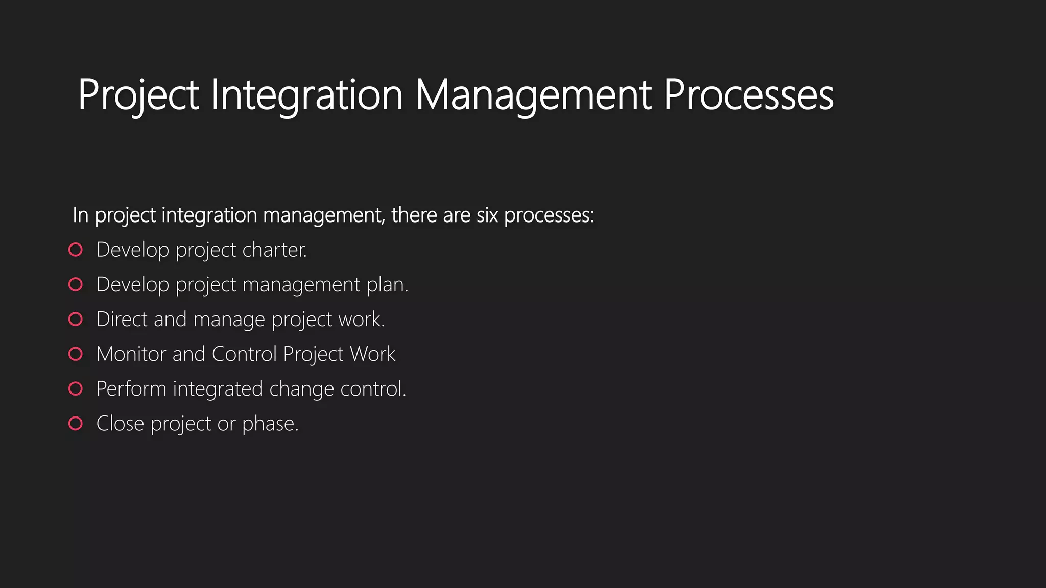 Project integration management | PPTX