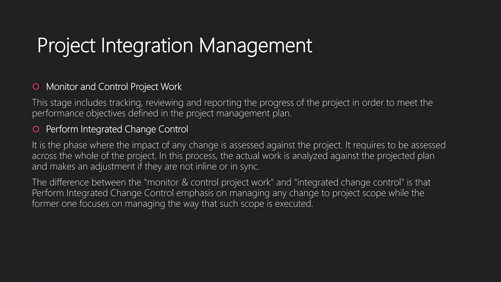Project integration management | PPT