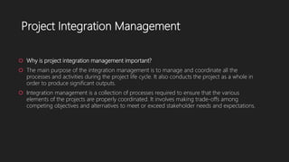 Project integration management | PPT