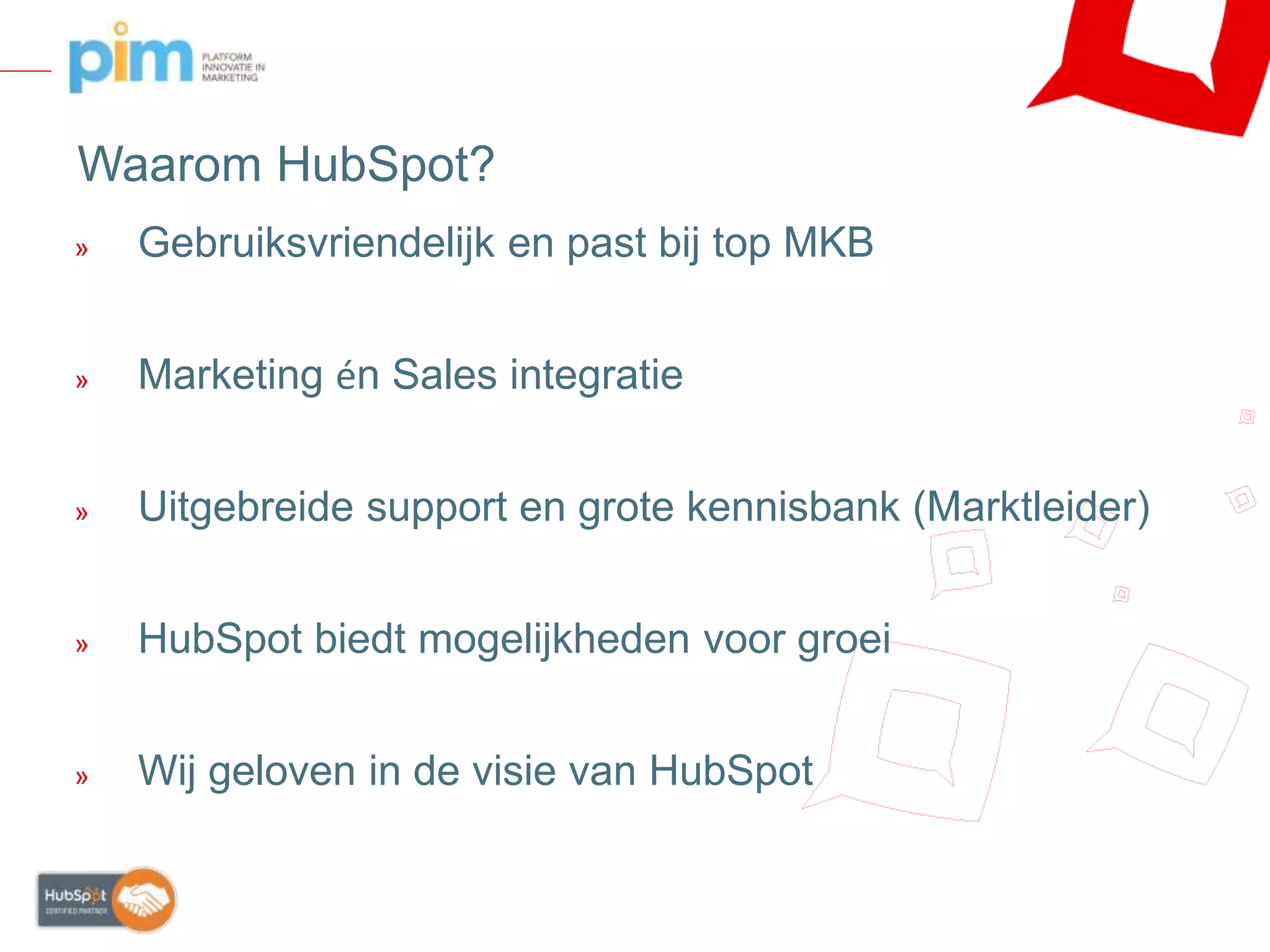 Blinker - De HubSpot visie op inbound marketing | PPT