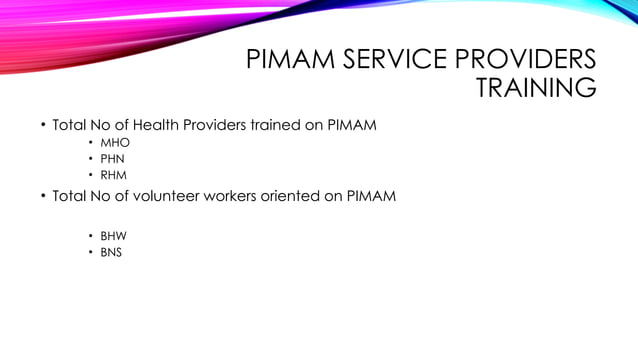 PIMAM Program Accomplishment Report FOR RHU.pptx