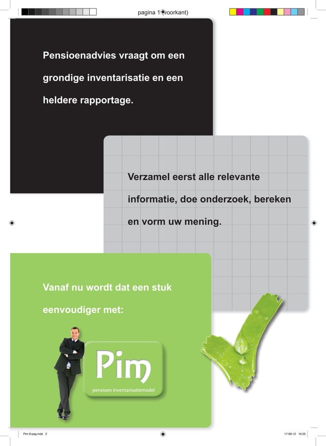 Pim - Pensioen inventarisatie model | PDF