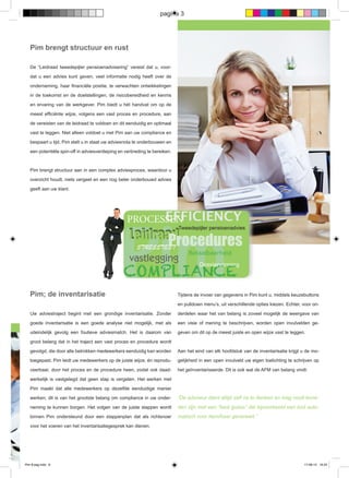 Pim - Pensioen inventarisatie model | PDF