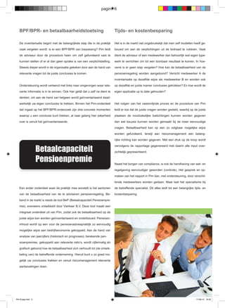 Pim - Pensioen inventarisatie model | PDF