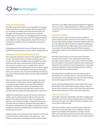 PIM, PAM, PUM: Best Practices for Unix/Linux Privileged Identity ...