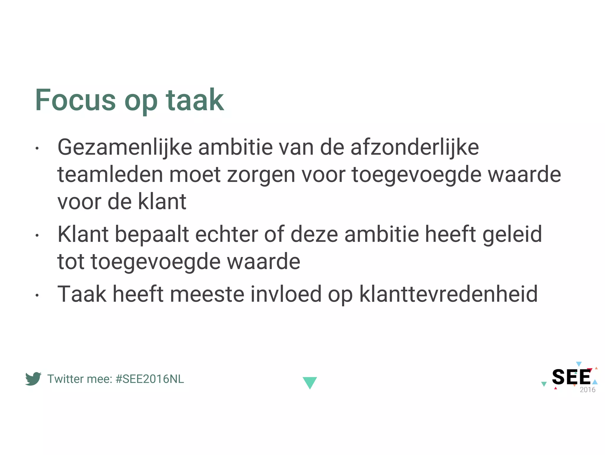 Pimp uw servicedesk - SEE 2016 | PDF