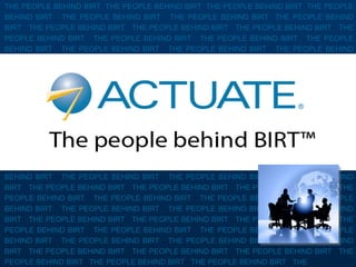 Pimp Your BIRT Reports | PPT